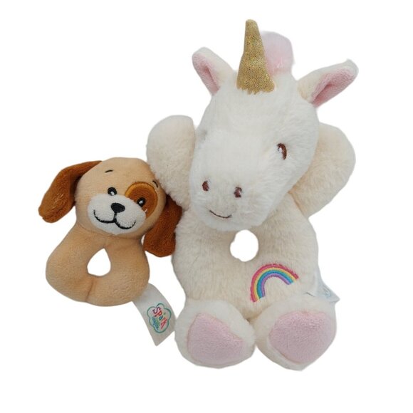 Walmart | Toys | Spark Create Imagine Dog Unicorn Plush Rattle 4 Inch ...
